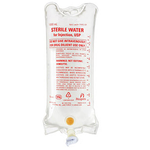 Shop for Sterile Water IV Fluids for IV Solution Therapy — Mountainside ...