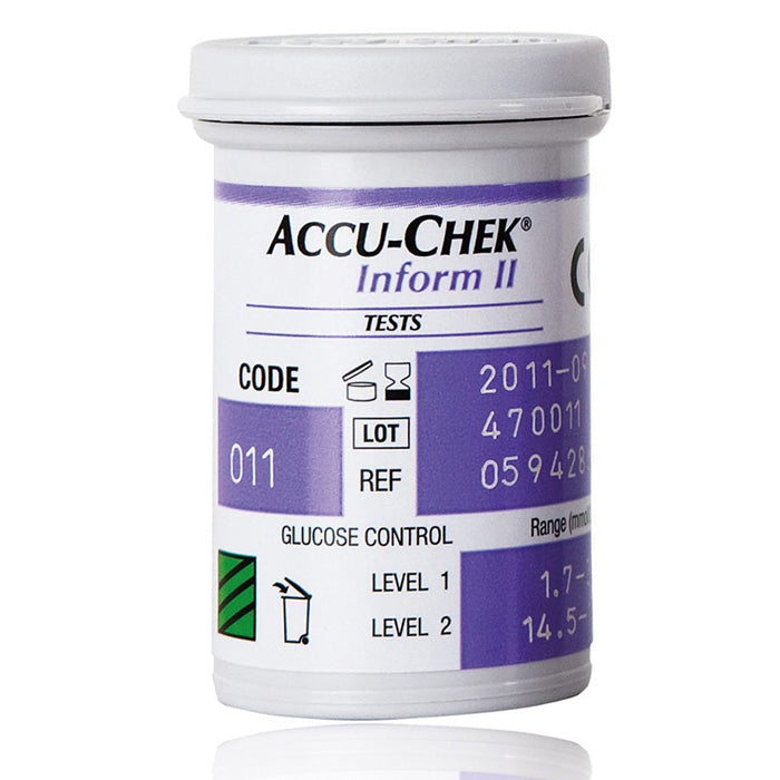 Accu Chek Inform II Blood Glucose Test Strips Roche 05942861001 Accu Chek Inform II Blood Glucose Test Strips Roche 05942861001