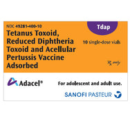 Adacel Tdap Vaccine - Adult Booster for Tetanus & Pertussis ...