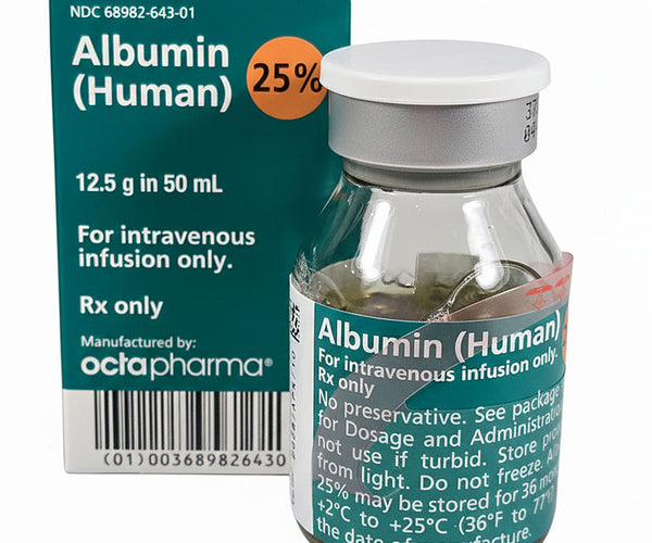 Albumin 25% Human Injection Solution 50mL - Octapharma USA ...