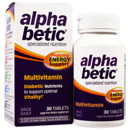 Alpha Betic Diabetic Multivitamin Capsules 30 Count — Mountainside Medical