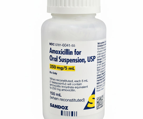 Amoxicillin Oral Suspension Liquid 250mg/5mL (150 ml) (Rx ...