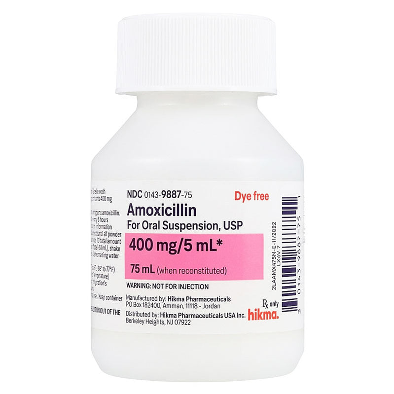 Amoxicillin Oral Suspension Liquid 250mg/5mL (150 ml) (Rx ...