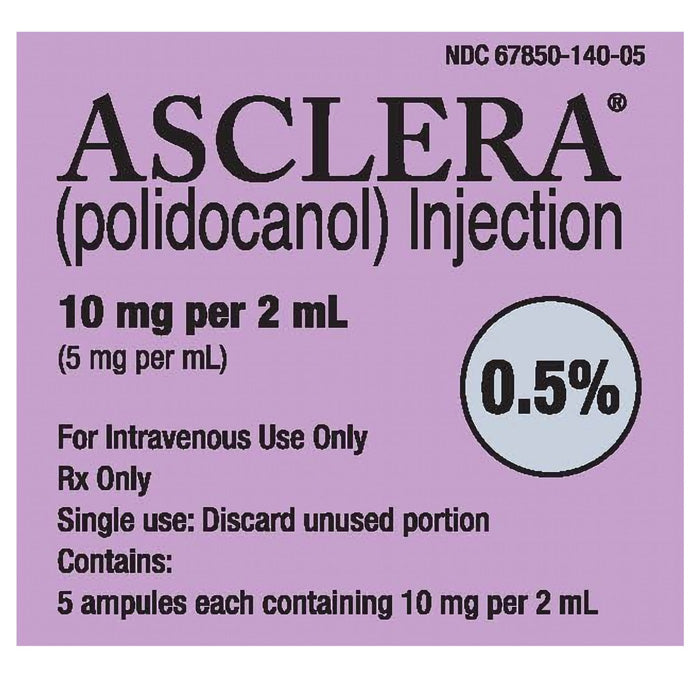 Asclera Polidocanol Injection 0.5% Varicose Veins Treatment ...