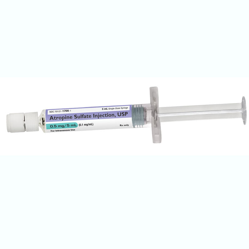 Atropine Sulfate Injection Prefilled Syringes 5 mL — Mountainside Medical