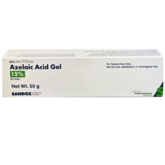 Azelaic Acid Gel 15% Topical Medication for Acne and Rosacea ...