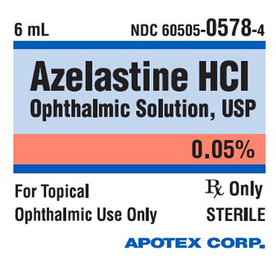 Azelastine HCL 0.5% Ophthalmic Eye Drop Solution — Mountainside Medical ...