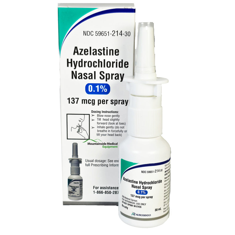 Azelastine Hydrochloride 0.1% Nasal Spray by Aurobindo Pharma (RX ...