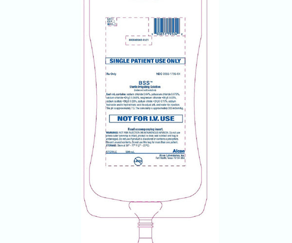 BSS Balanced Salt Solution Irrigating Ophthalmic Solution ...