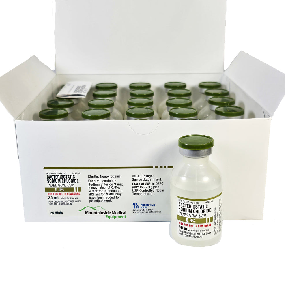 Sodium Chloride for Injection, IV Hydration and Respiratory Care — Mountainside Medical