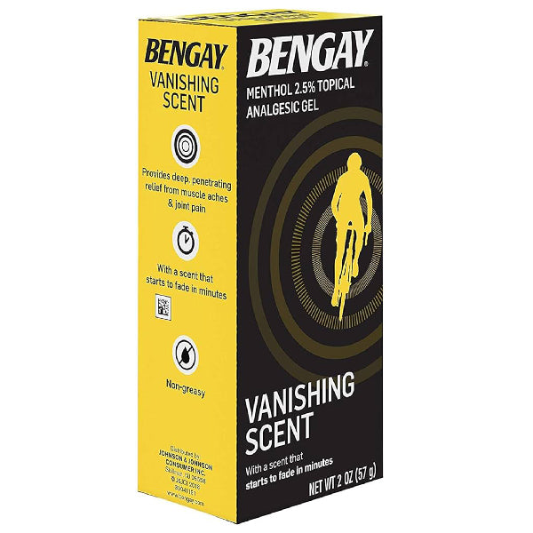 Bengay Vanishing Scent Pain Relieving Gel 2 oz — Mountainside Medical ...