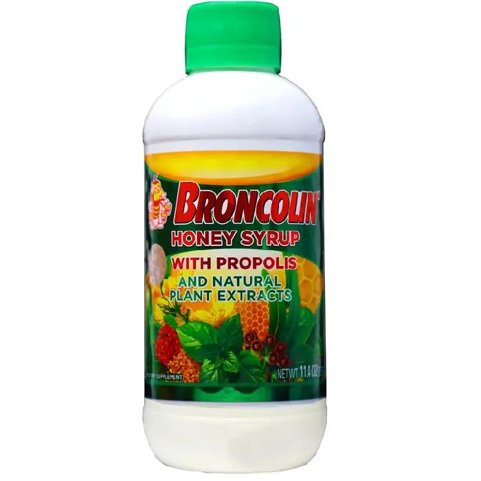 Broncolin Honey Syrup with Propolis, Syrup with Natural Plant Extracts ...