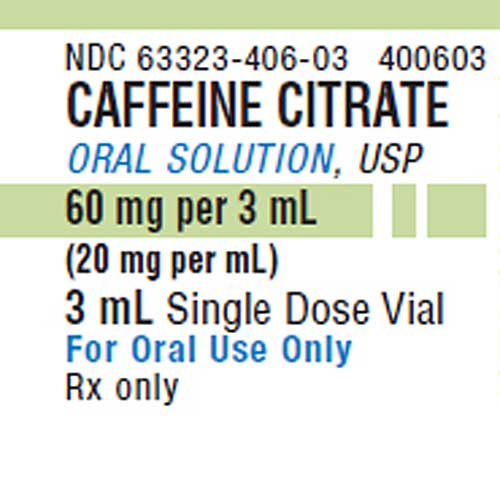Caffeine Citrate Oral Solution USP 60 mg Per 3 mL — Mountainside ...