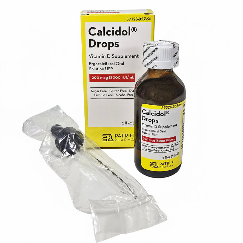 Calcidol Drops Vitamin D Supplement 200 mcg by Patrin Pharma ...