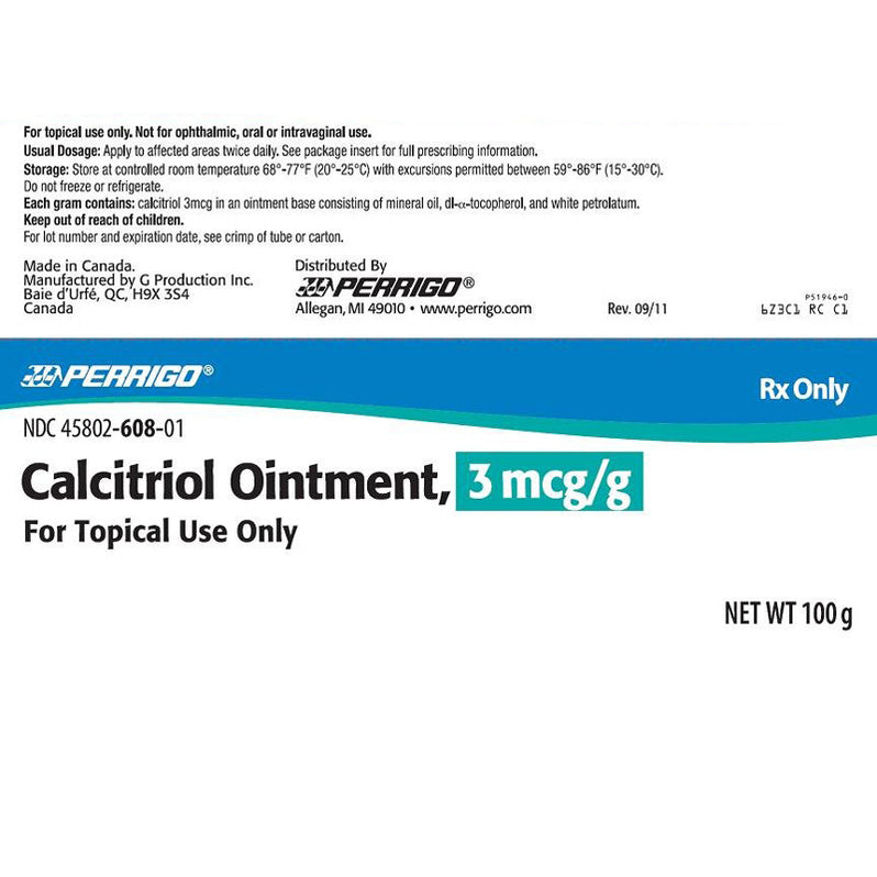 Calcitriol Ointment 3 mcg/g for Topical Use by Padagis — Mountainside ...