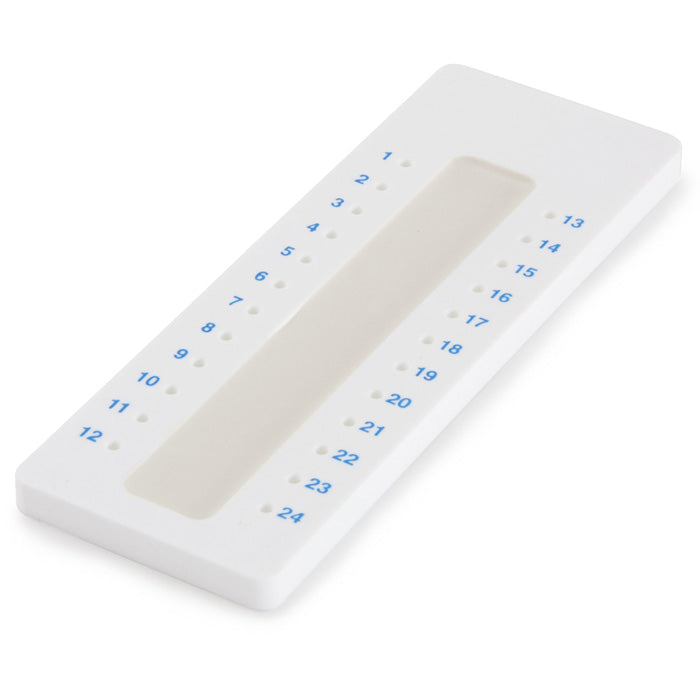 Capillary Tube Holding Tray with 24 Numbered Places for Easy Patient I ...