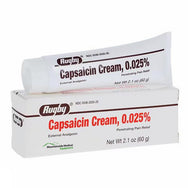 Capsaicin Cream Rugby 0.025% Pain Relief Cream — Mountainside Medical ...