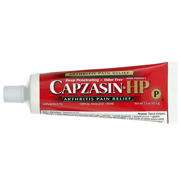 Capzasin HP Arthritis Pain Relief Cream with Capsaicin 0.1% ...