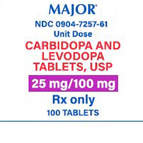 Carbidopa and Levodopa 25 mg/ 100 mg Unit Dose Tablets — Mountainside ...