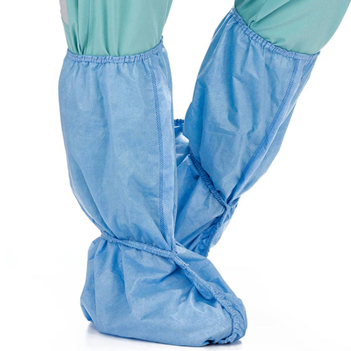 Cardinal 8457 FullGuard Knee High Boot Covers Nonskid Sole Blue Univer ...