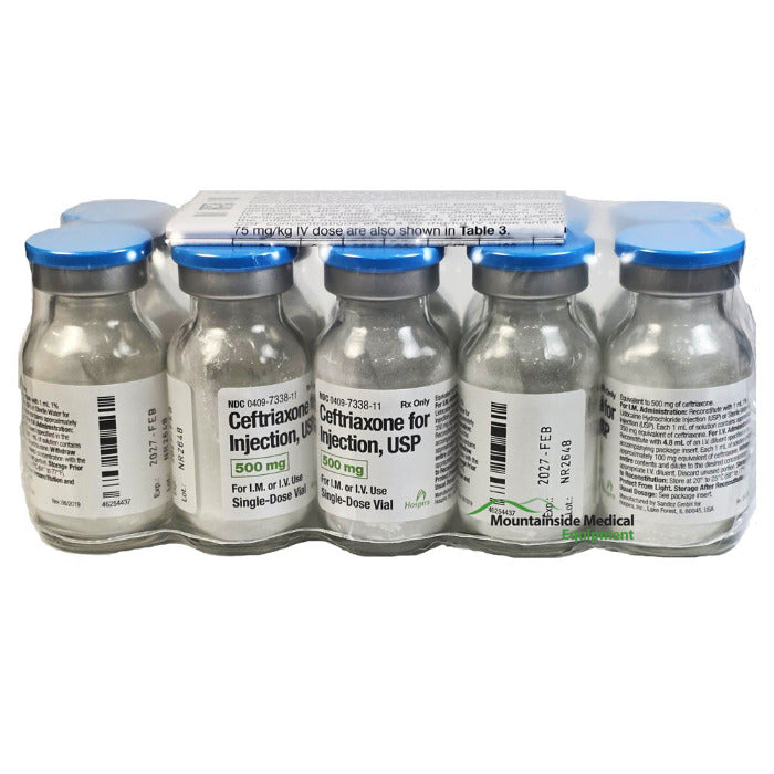 Ceftriaxone Sodium 500 mg Vial: Antibiotic for Infections ...