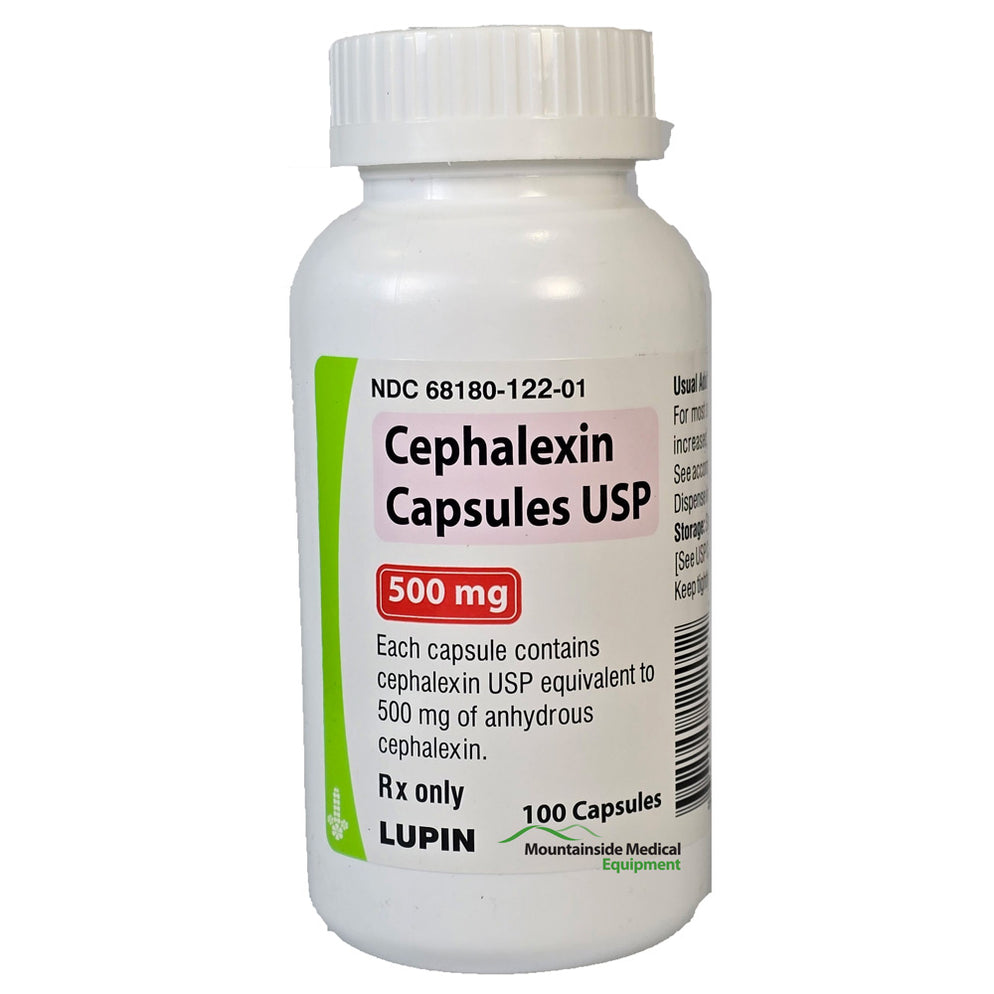 Cephalexin 500 mg Capsules 100 Per Bottle — Mountainside Medical