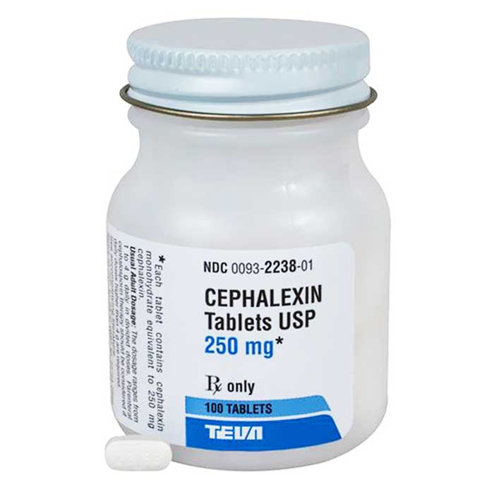 Cephalexin Tablets 250 mg Antibiotic Medicine by Teva — Mountainside ...