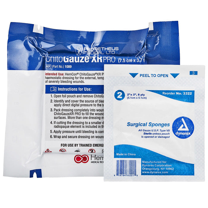 Chitogauze Kit with Prometheus ChitoGauze XR Pro — Mountainside Medical ...