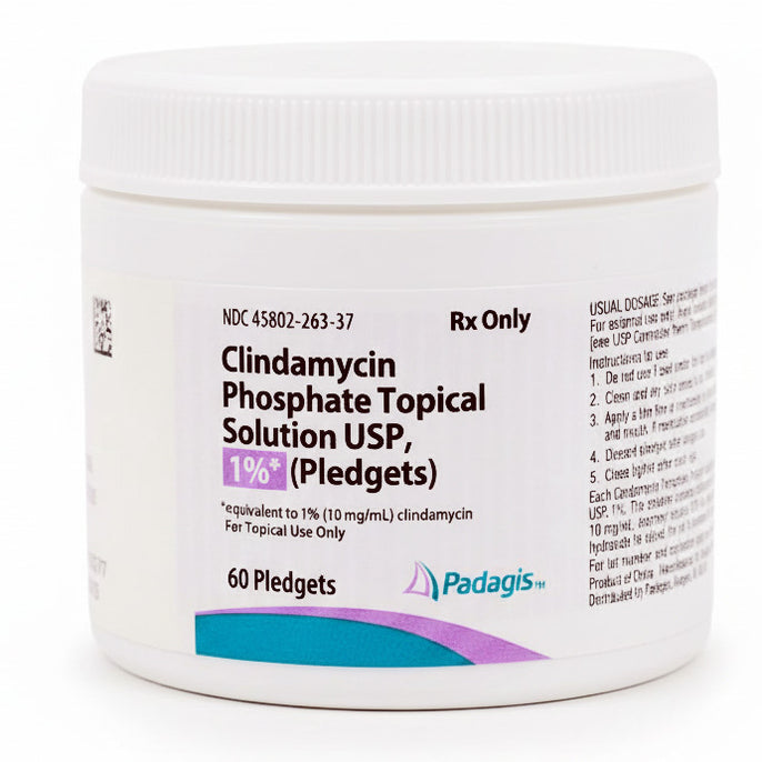 Clindamycin Phosphate 1% Topical Solution 60 mL — Mountainside Medical