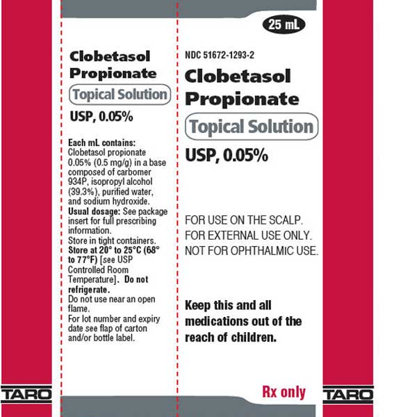 Clobetasol Propionate Topical Solution 0.05% USP — Mountainside Medical ...