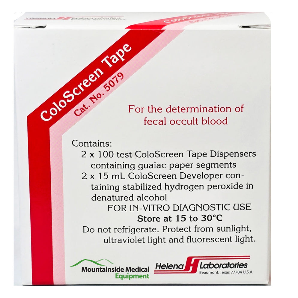 ColoScreen Tape 2 x 100 Test Taoe Dispensers with Guaiac Paper Segment ...
