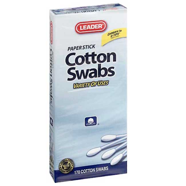 Cotton Swabs By Leader Brand, 170 Count — Mountainside Medical Equipment