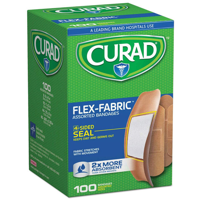 Curad Extreme Hold Bandages Assorted Sizes 30/Box — Mountainside Medical