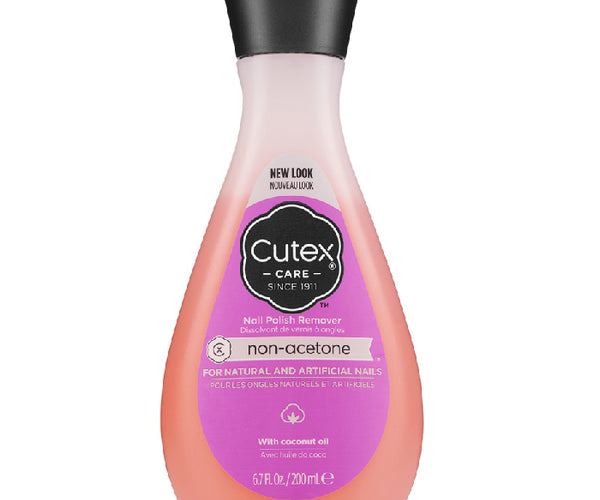 Cutex Non-Acetone Nail Polish Remover with Coconut Oil 6.7 oz ...