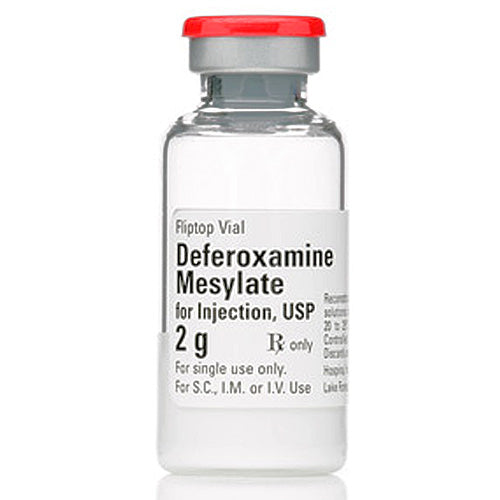 Deferoxamine Mesylate Injection 2 gram by Pfizer Injectables ...