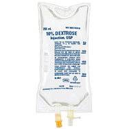 IV Bags, Dextrose 10% in Sterile Water 250 mL IV Bags EACH — Mountainside Medical