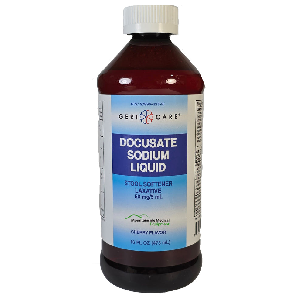 Docusate Sodium Liquid Stool Softener Syrup - Mountainside Medical ...