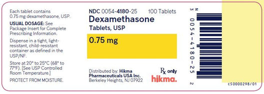 Dexamethasone Tablets 0.75 mg 100 Count — Mountainside Medical