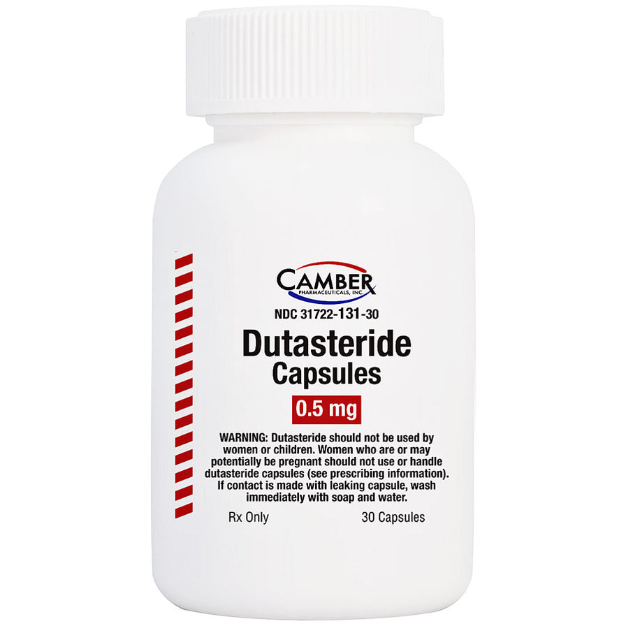 Dutasteride Capsules 0.5 mg by Camber Pharma 30 Count (Rx ...