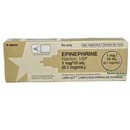 Epinephrine Prefilled Syringe 0.1 mg/mL: Anaphylaxis Emergency Aid ...