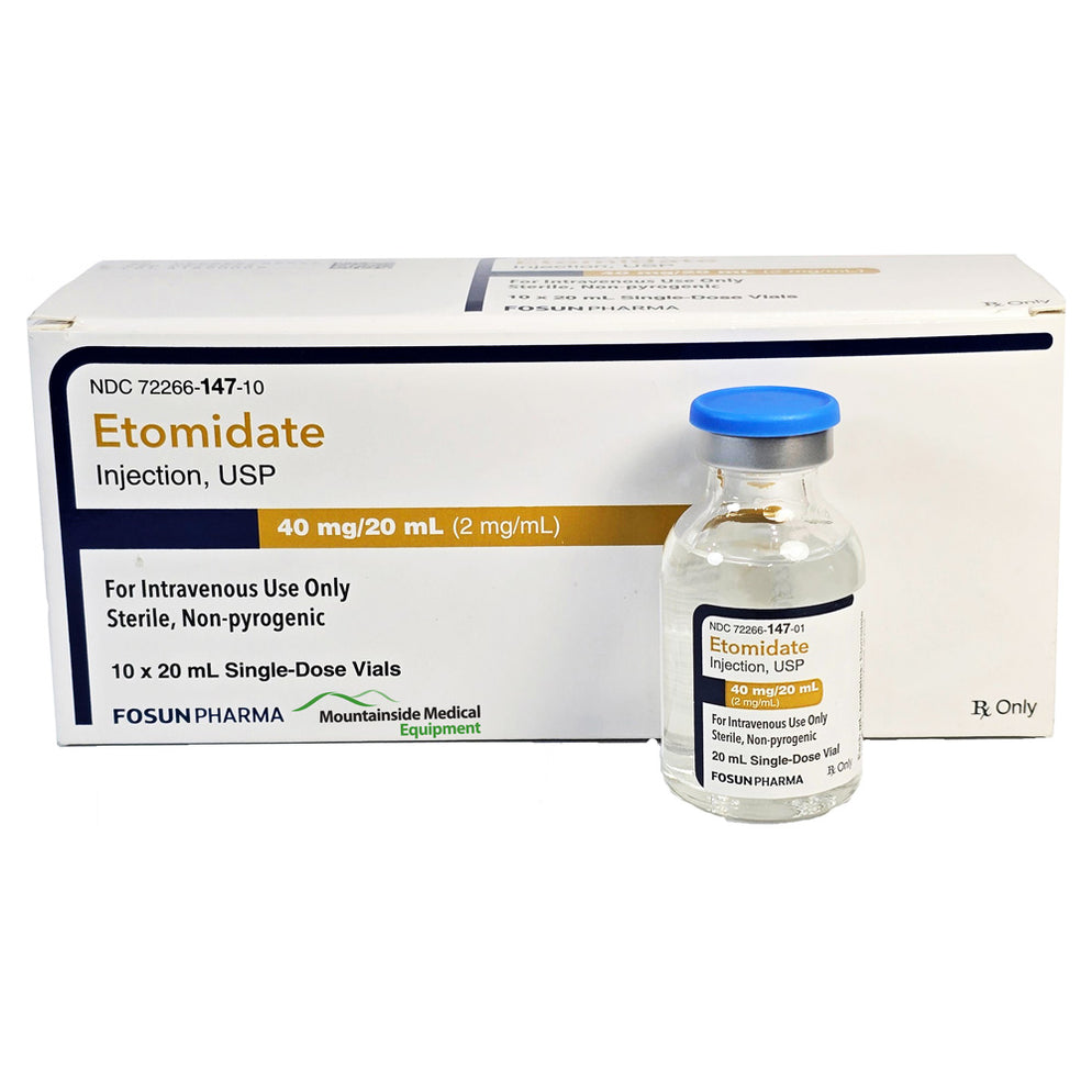 Etomidate Injection 2 mg Single-dose Vials 20 mL — Mountainside Medical