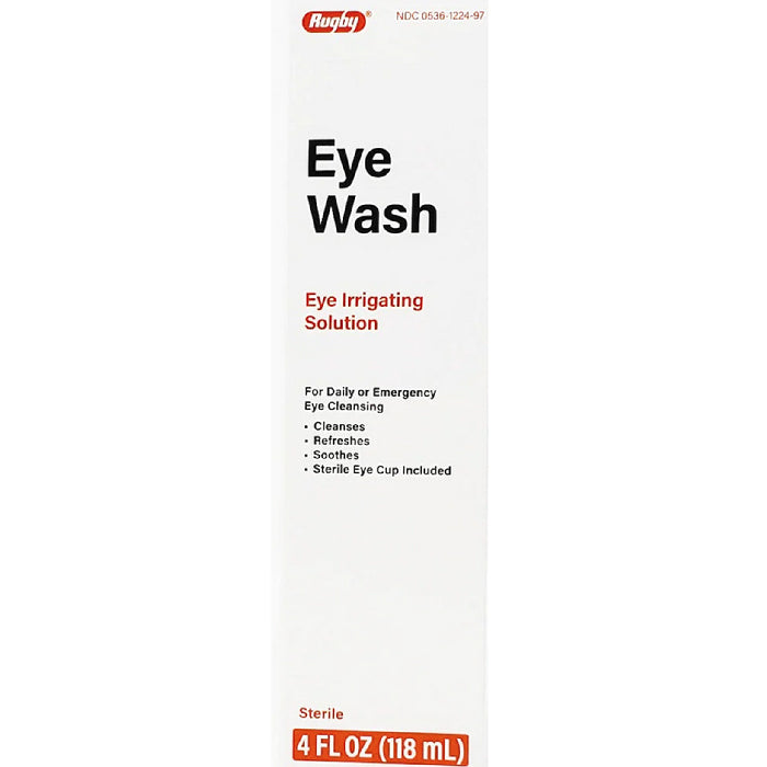 Rugby Eye Wash Irrigating Solution 4 oz — Mountainside Medical Equipment