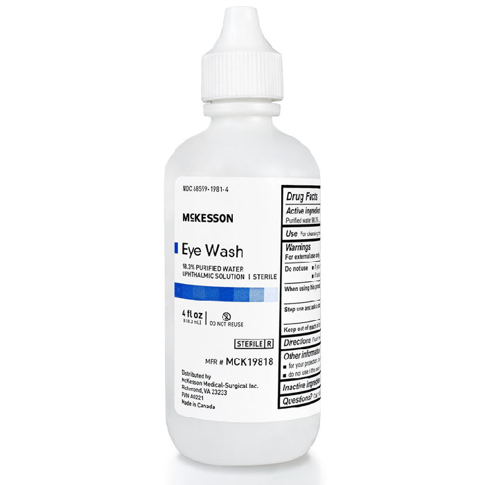 Eye Wash Solution 4 oz Squeeze Bottle — Mountainside Medical Equipment