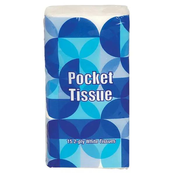 Facial Pocket Tissues, 10 packs of 15 — Mountainside Medical Equipment
