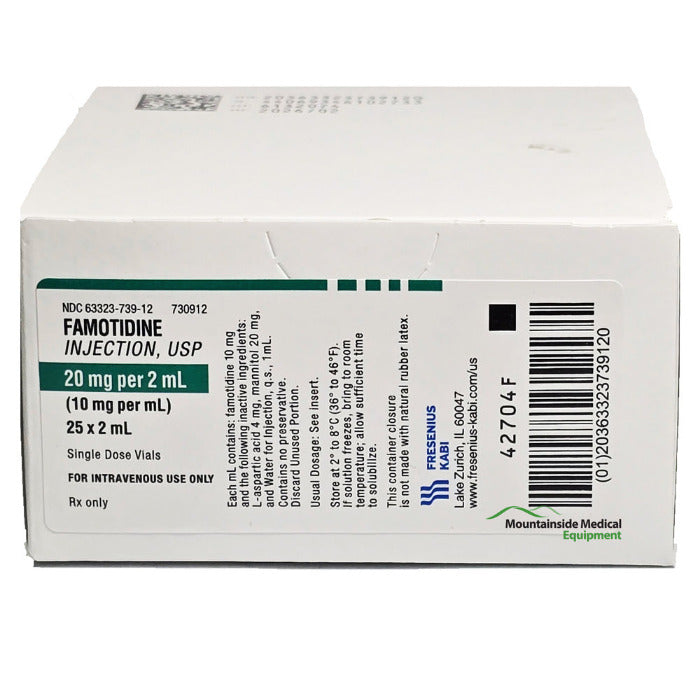 Famotidine for Injection 10 mg Preservative Free 2 mL — Mountainside ...