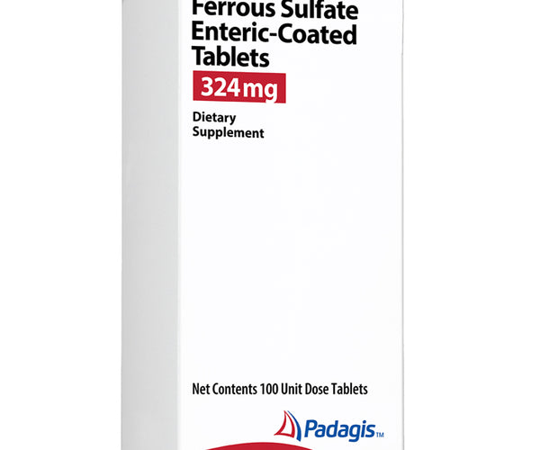 Ferrous Sulfate EC Tablets 324 mg - Iron Supplement — Mountainside Medical