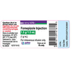 Fomepizole injection 1.5gm/1.5mL 1 gram Vial by Zydus — Mountainside ...
