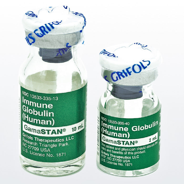 GamaSTAN Immune Globulin Treatment Single-Dose Vials — Mountainside ...