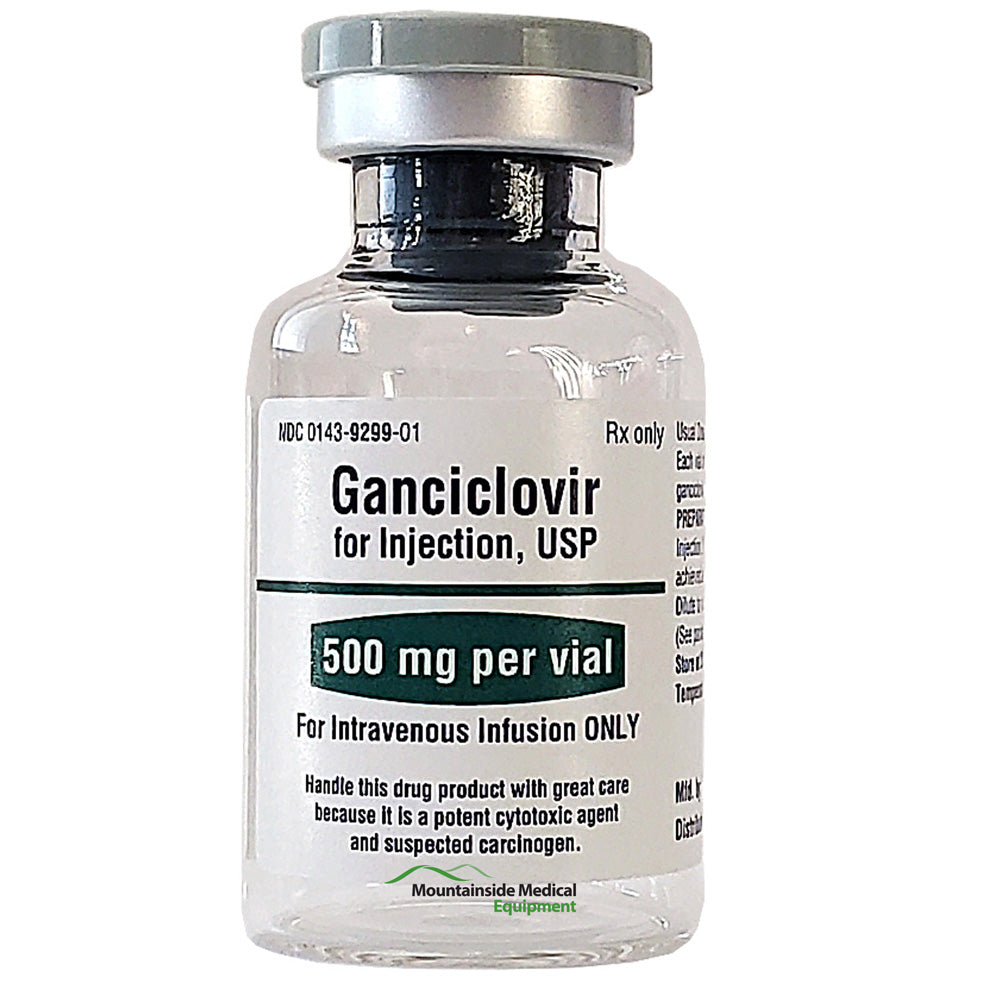 Ganciclovir Sodium Injection 500 mg Vial 10 mL Hikma — Mountainside ...