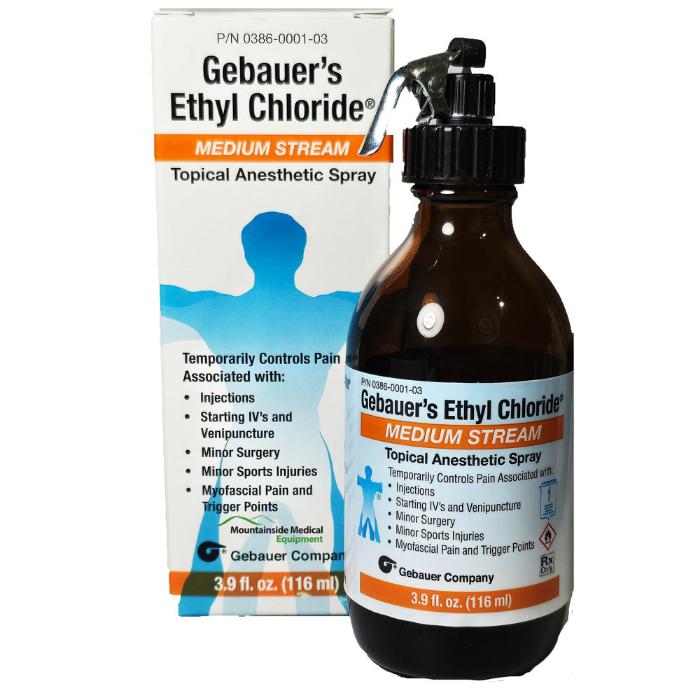 Gebauer Ethyl Chloride Spray: Instant Pain Relief Aid — Mountainside ...